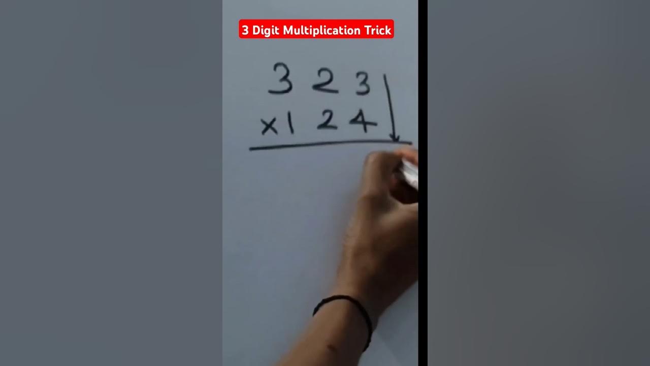 Fast calculation multiplication trick l 3 digit Multiply trick l #shorts #maths - YouTube