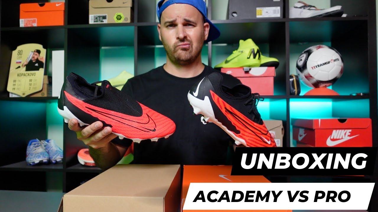Porovnal som, Nike Phantom GX Academy vs PRO - YouTube