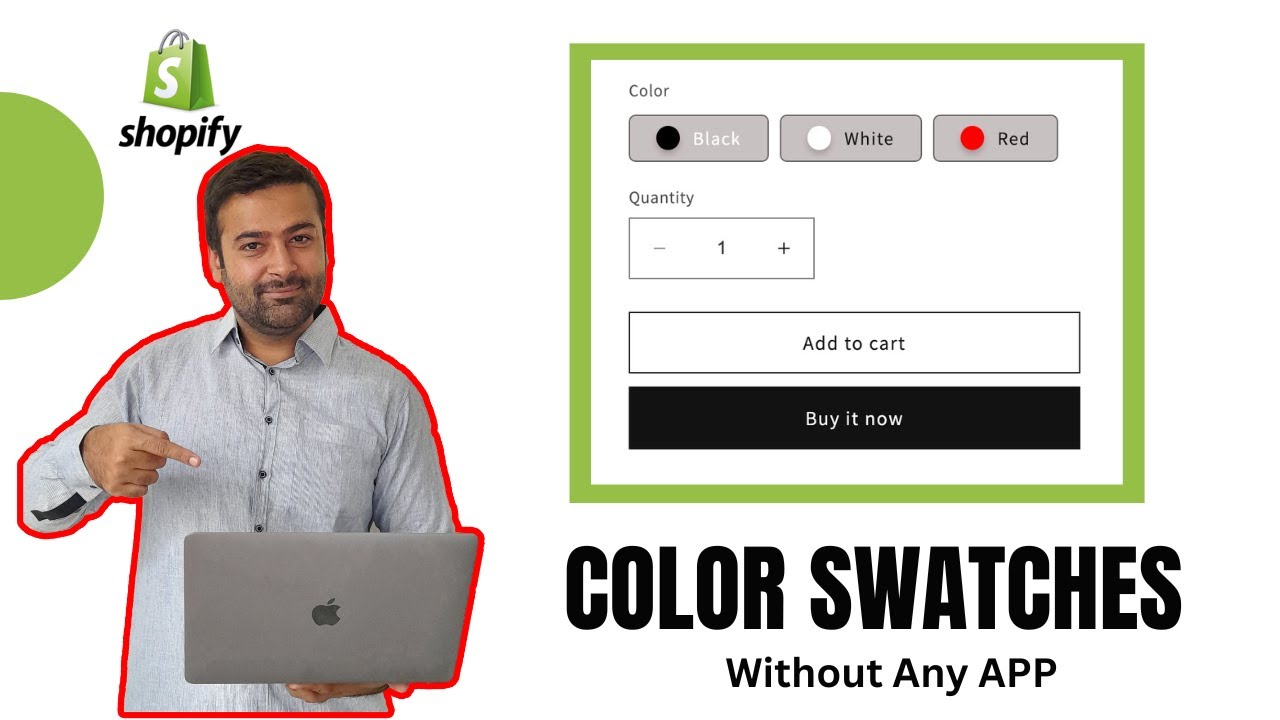 How To Add Stylish Color Swatches in Shopify - Dawn 9.0.0 Updated - YouTube