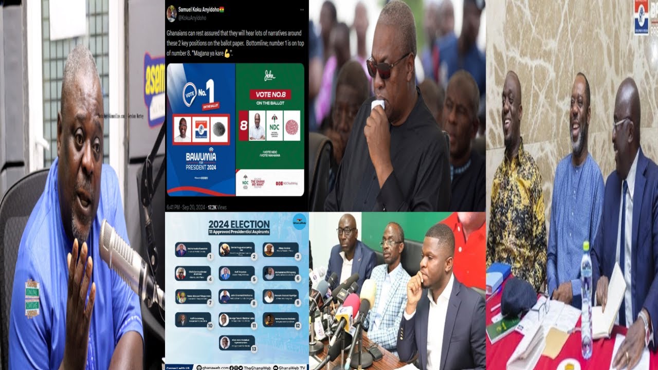 Koku makes matters worse for Mahama and NDC after number 8 ballot - YouTube