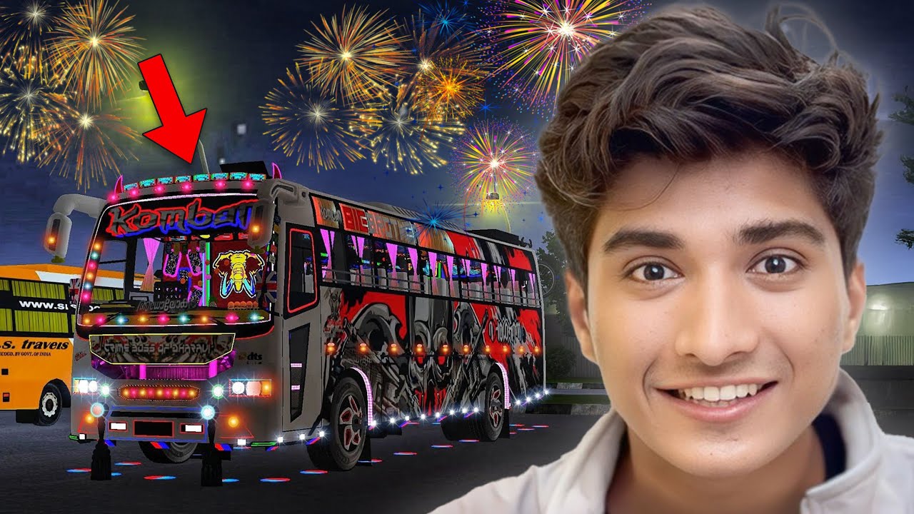 Driving DIWALI SPECIAL BUS in BUS SIMULATOR INDONESIA! - YouTube