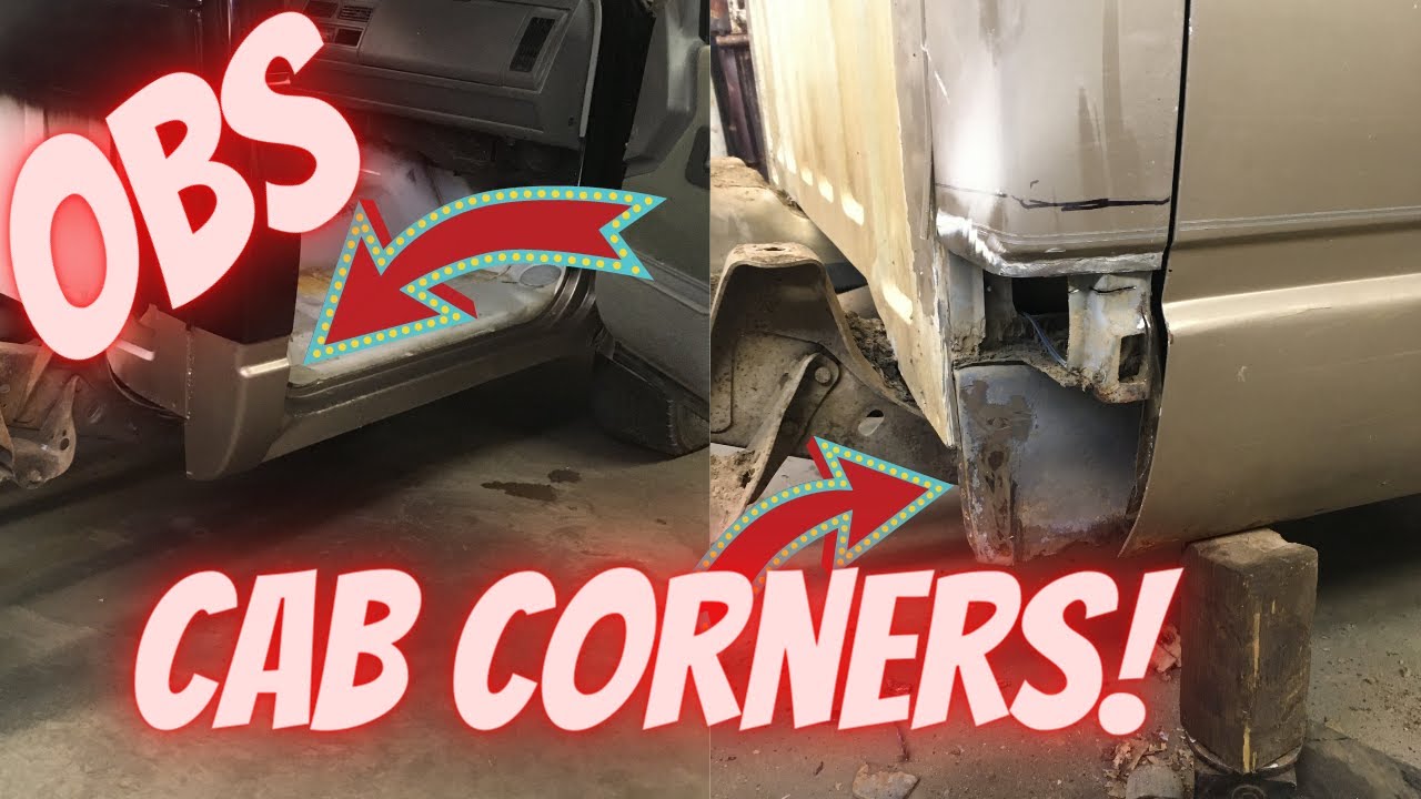 Cheap cab corner replacement on a 1988 through 1998 Chevrolet or GMC ...