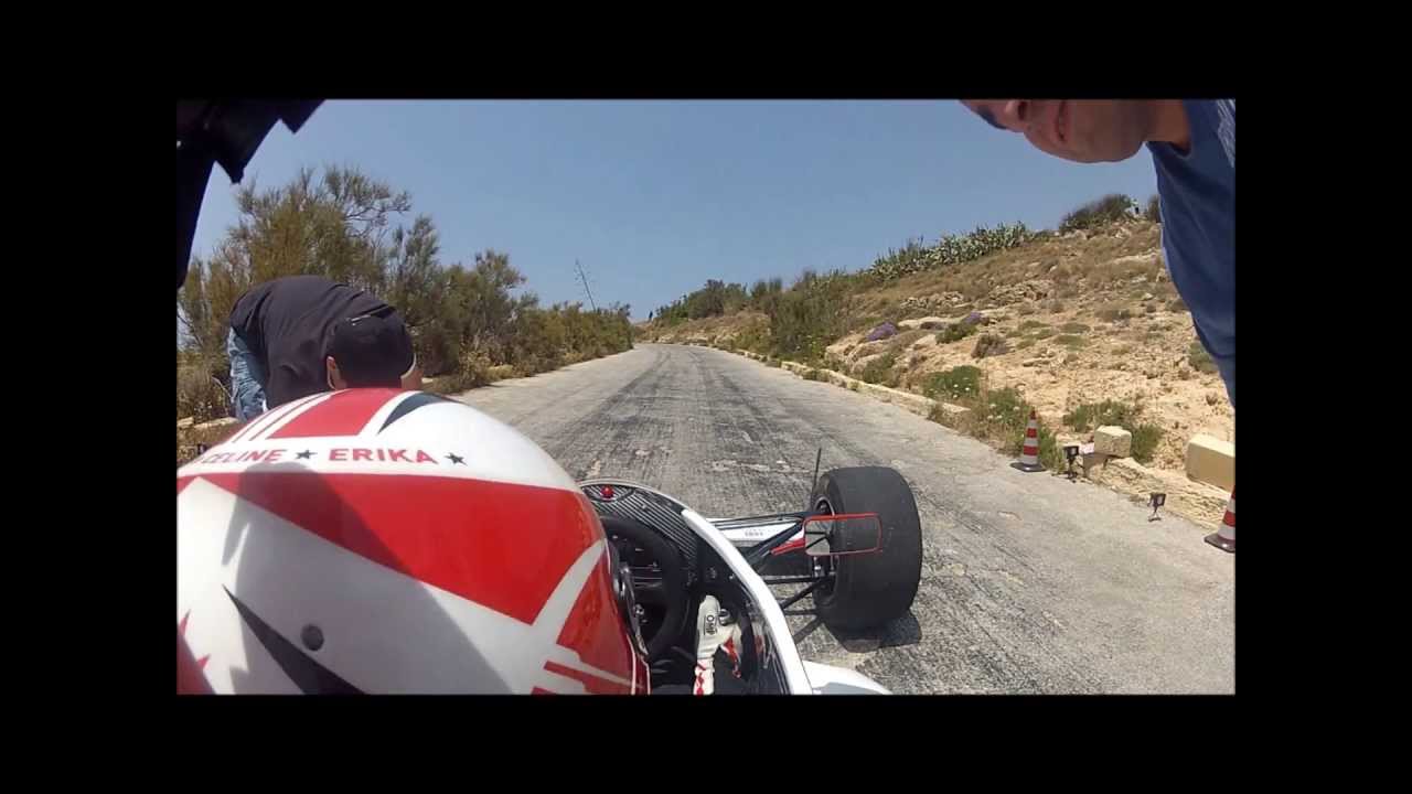 Kenneth Micallef Dallara Honda Mtahleb Hillclimb May2013 - YouTube