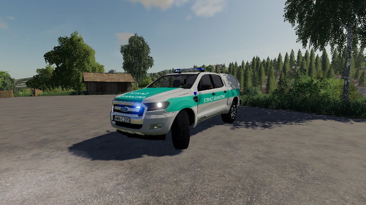 Farming Simulator 19 Ford Ranger 4x4 pojazd Straży Granicznej [DL ...