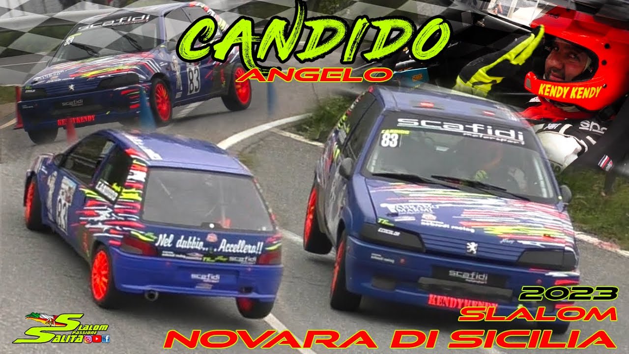 SLALOM NOVARA DI SICILIA 2023 // PEUGEOT 106 RALLYE A1400 // ANGELO ...