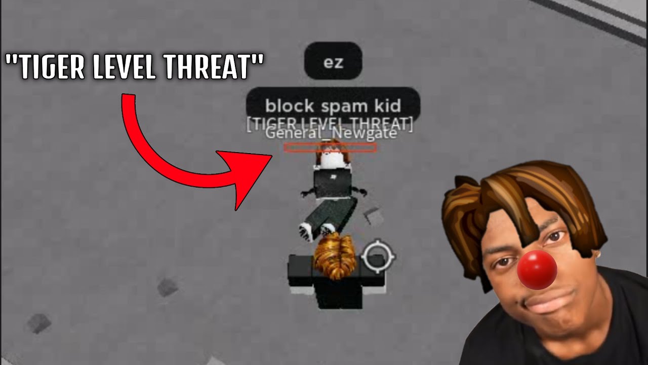 "ez block spam kid" | The Strongest Battlegrounds Funny Moments ...