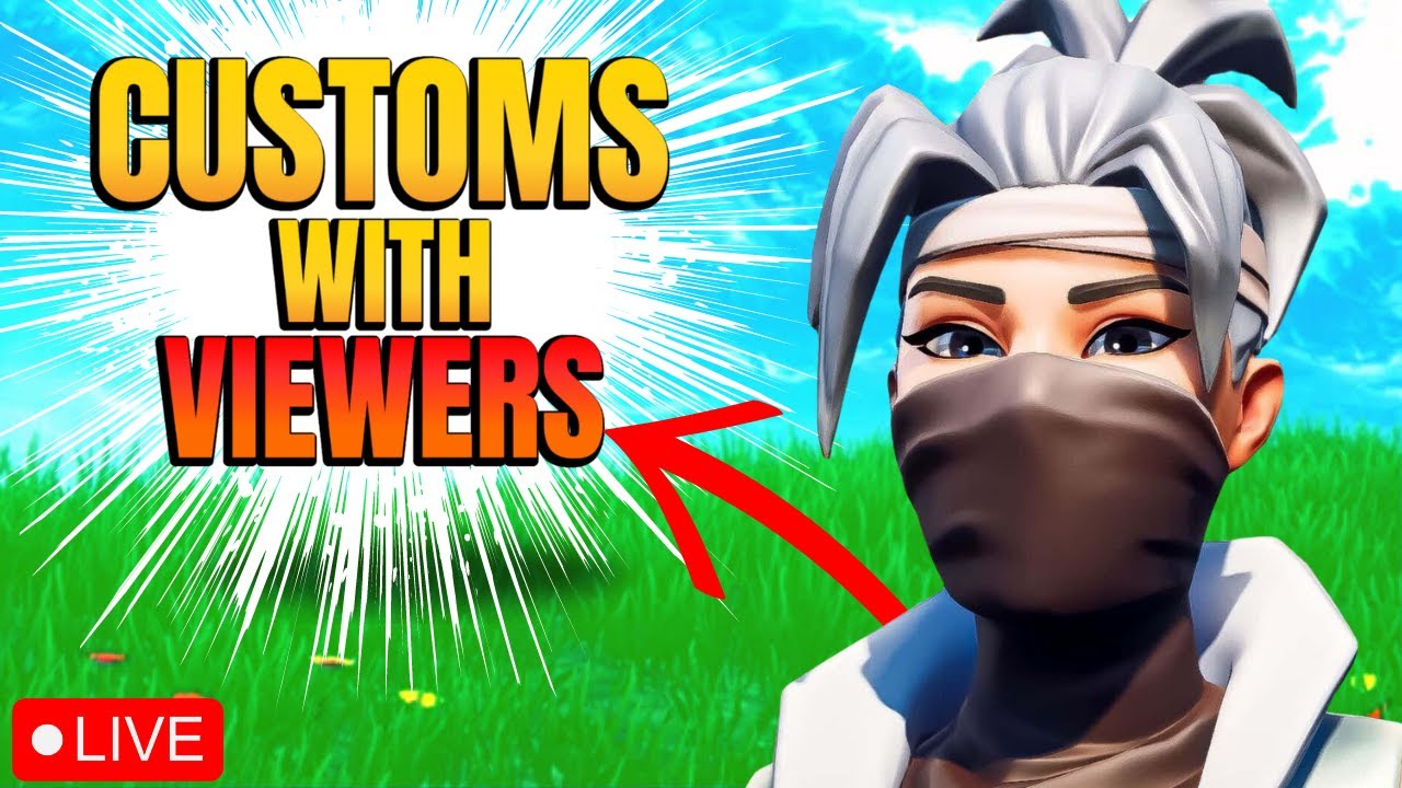 🏆 CUSTOMS With Viewers!🏆 For Vbucks! - fortnite live - YouTube