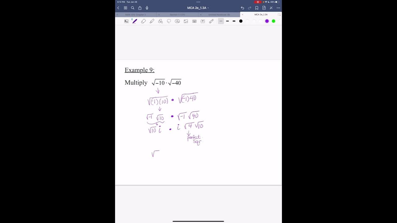 Section 1.3: Example 9 - YouTube