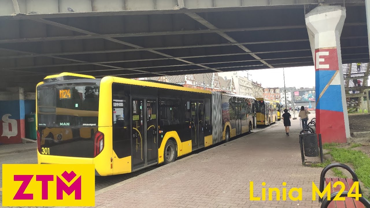 ZTM GZM/PKM Gliwice - Linia M24, MAN NG330 New Lion's City 19C EH #301 ...