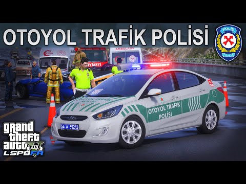 AKSİYONLU OTOYOL DEVRİYESİ ! - GTA 5 OTOYOL TRAFİK POLİSİ MODU - LSPDFR