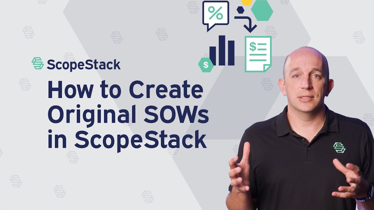 How to Create Original SOWs in ScopeStack - YouTube