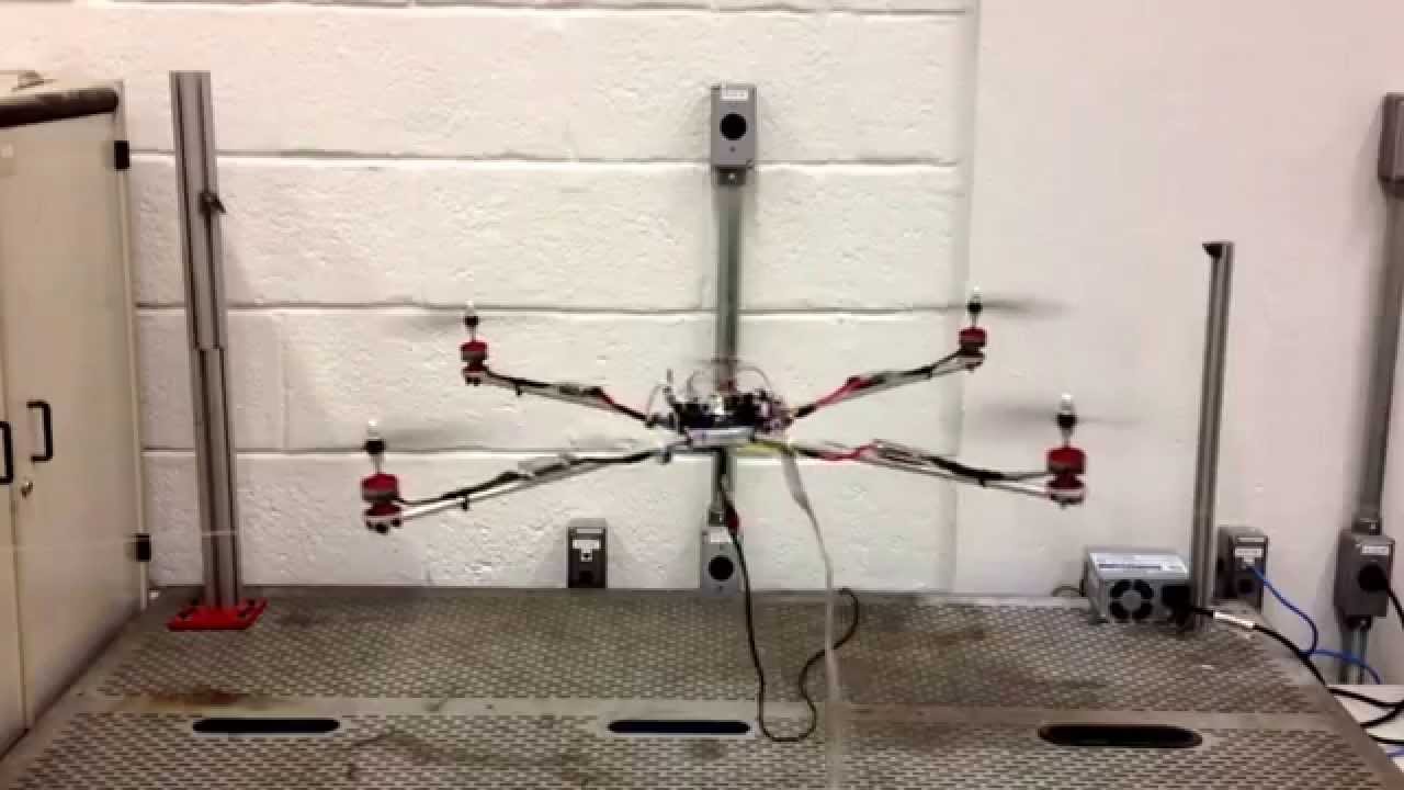 Quadcopter - PID - IMU - 5 degrees of freedom - Mecatrônica PUC Minas - YouTube
