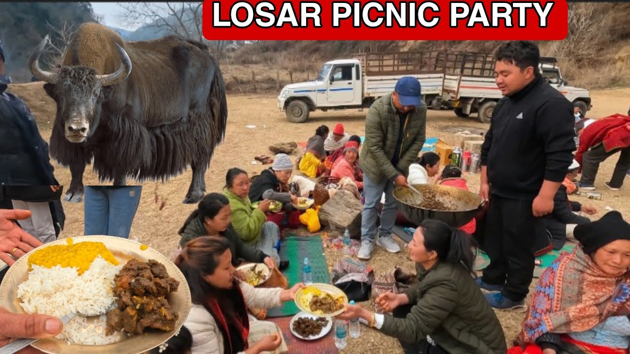 Losar Picnic Party With the Village People of Sanglem and Morsing in ...