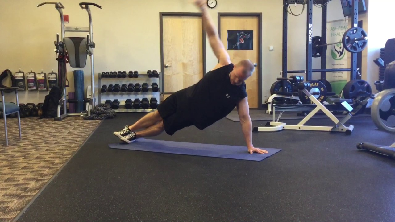 Side plank (arm tuck obliques) - YouTube