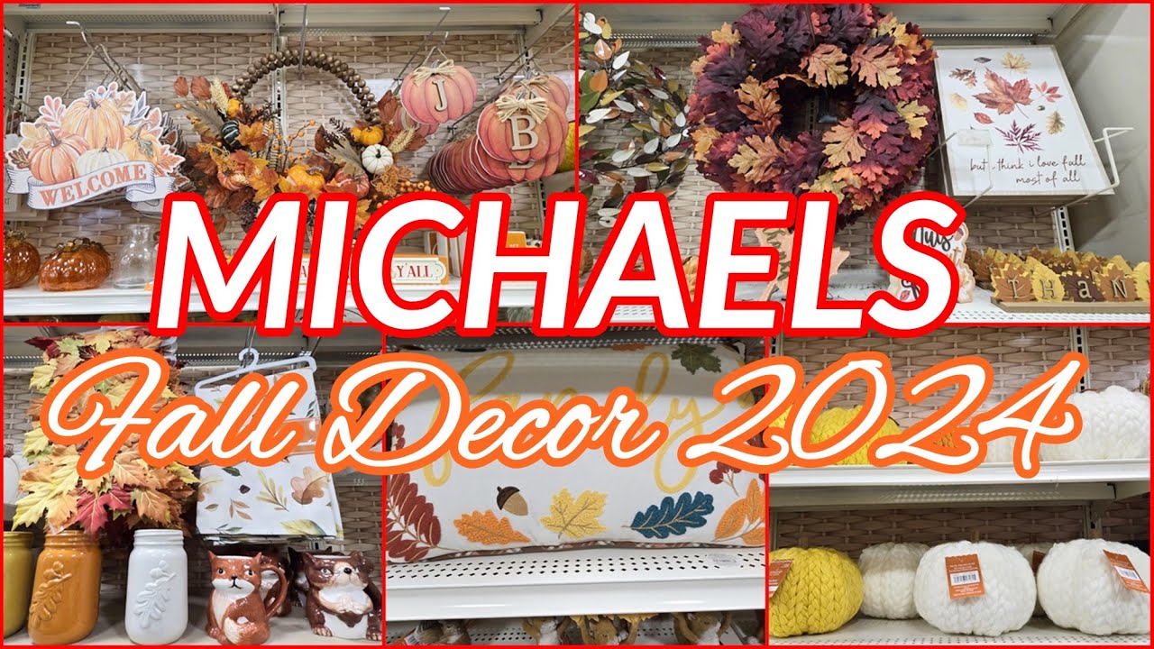 MICHAELS FALL DECOR 2024 SHOP WITH ME NEW ARRIVALS - YouTube