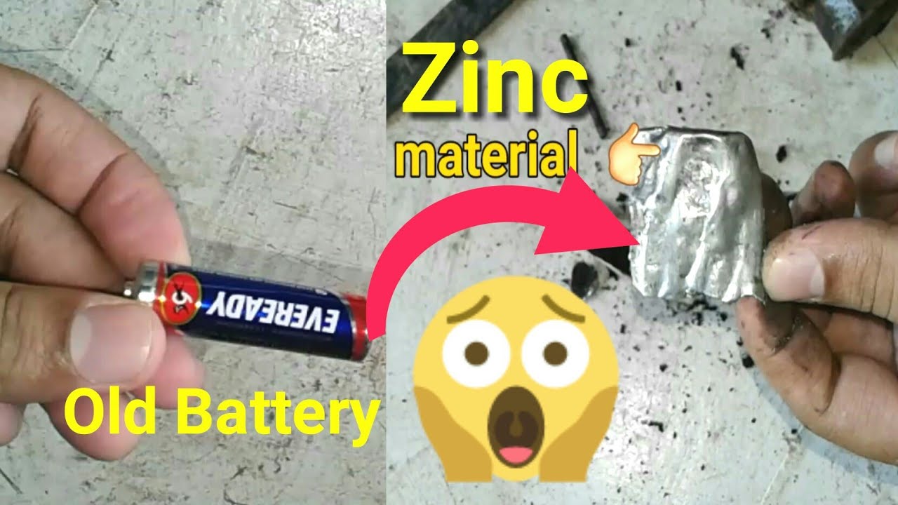 How to find zinc material at home - YouTube