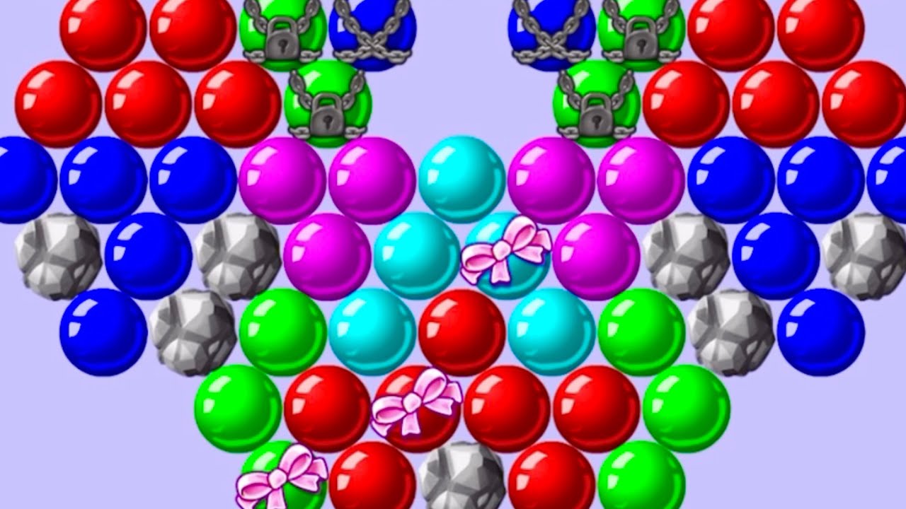 Bubble Shooter Gameplay | Bubble Shooter game level 187 | Bubble ...