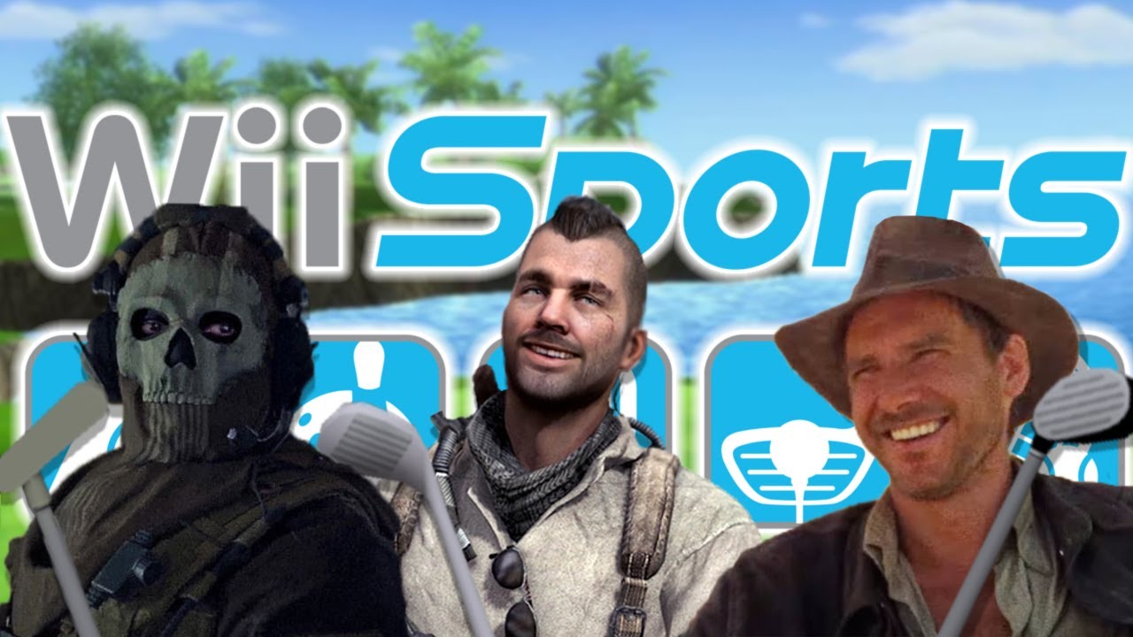 3 Grown Men Play Wii Sports Golf - YouTube