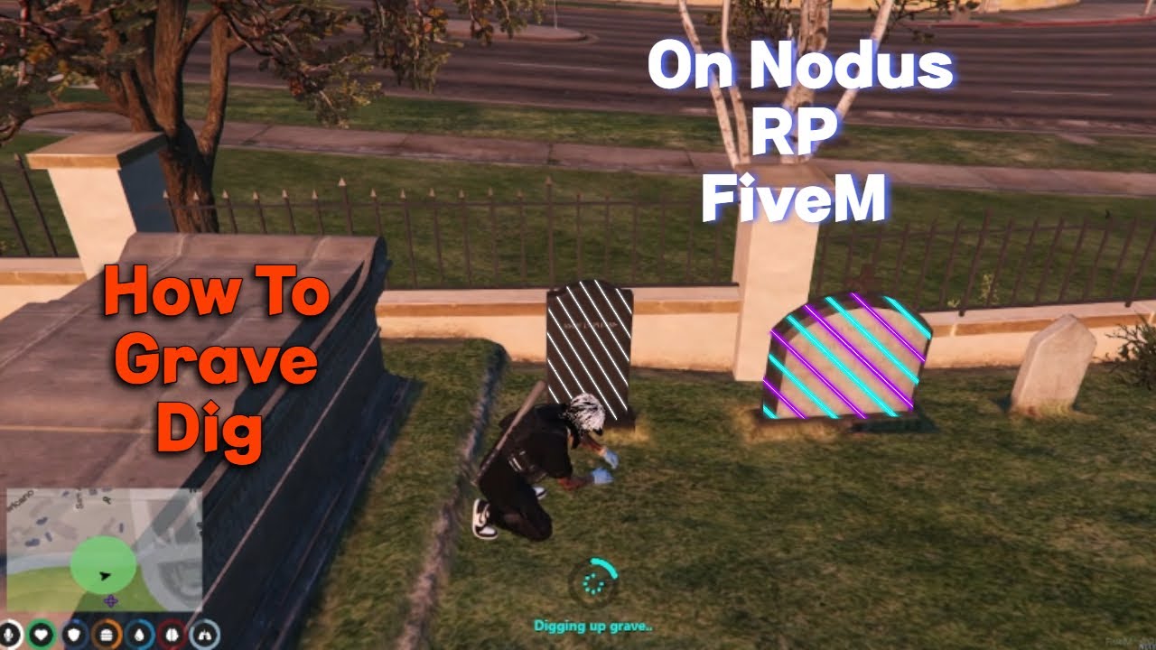 FiveM Nodus RP ! How To Grave Dig. Best Ways Of Making Money - YouTube