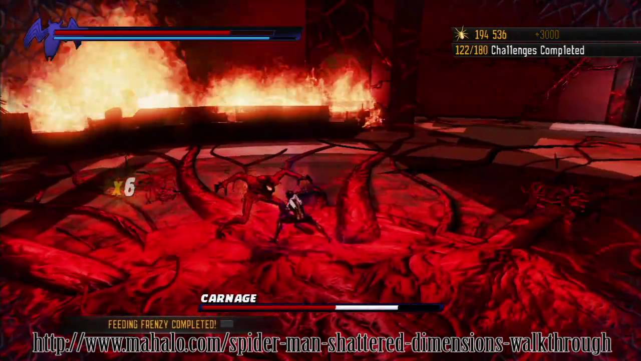 Spider-Man: Shattered Dimensions Walkthrough - Level 12 Carnage - Part ...