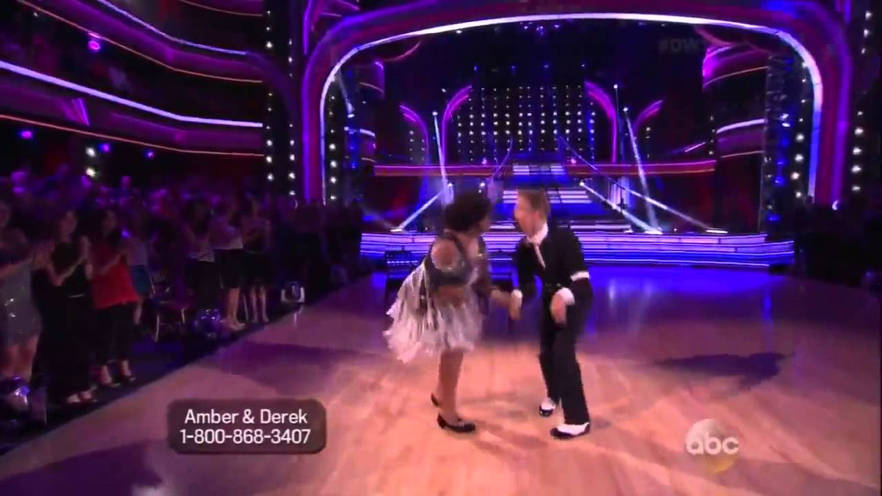 Amber Riley and Derek Hough Charleston Dancing with the Stars Season 17 ...