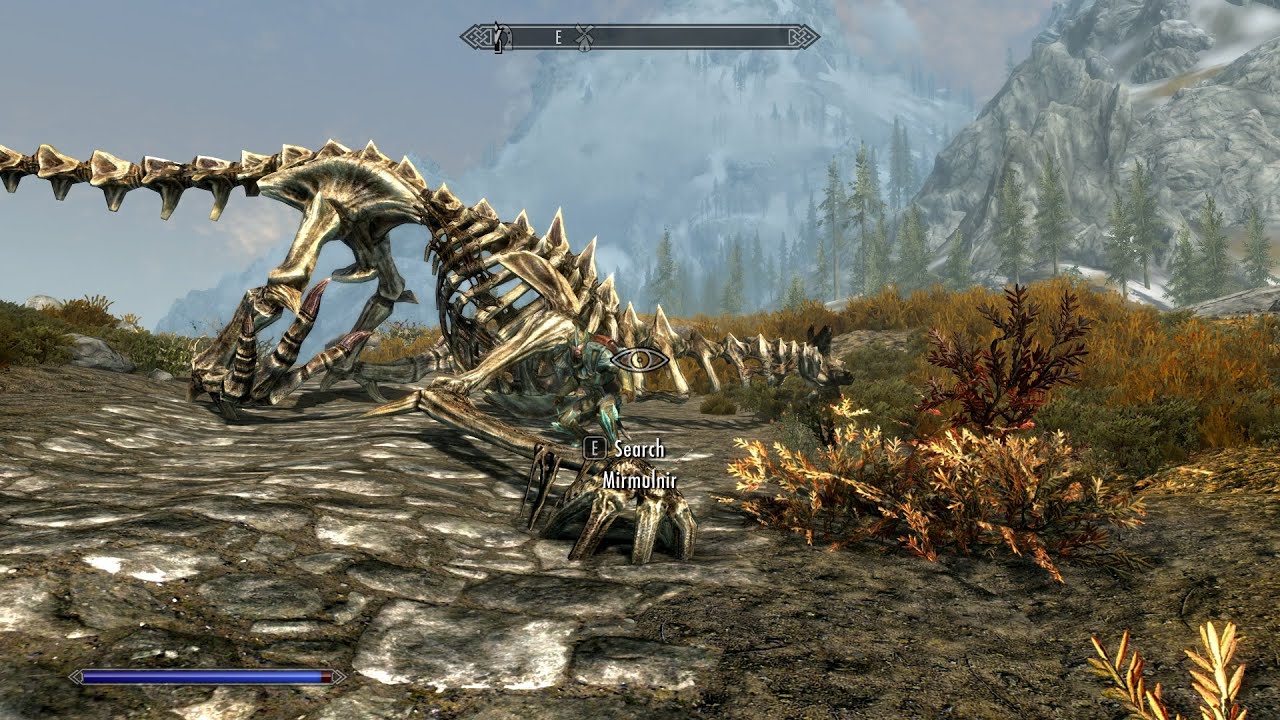 Dragon Skeleton Skyrim