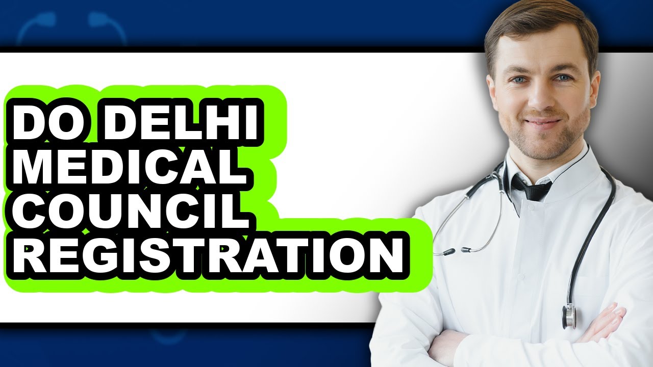 How to Do Delhi Medical Council Registration (Easy Method) - YouTube