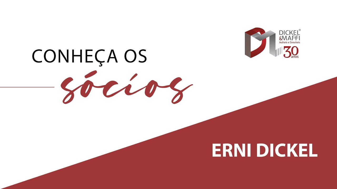 Conheça os sócios | Erni Dickel - YouTube