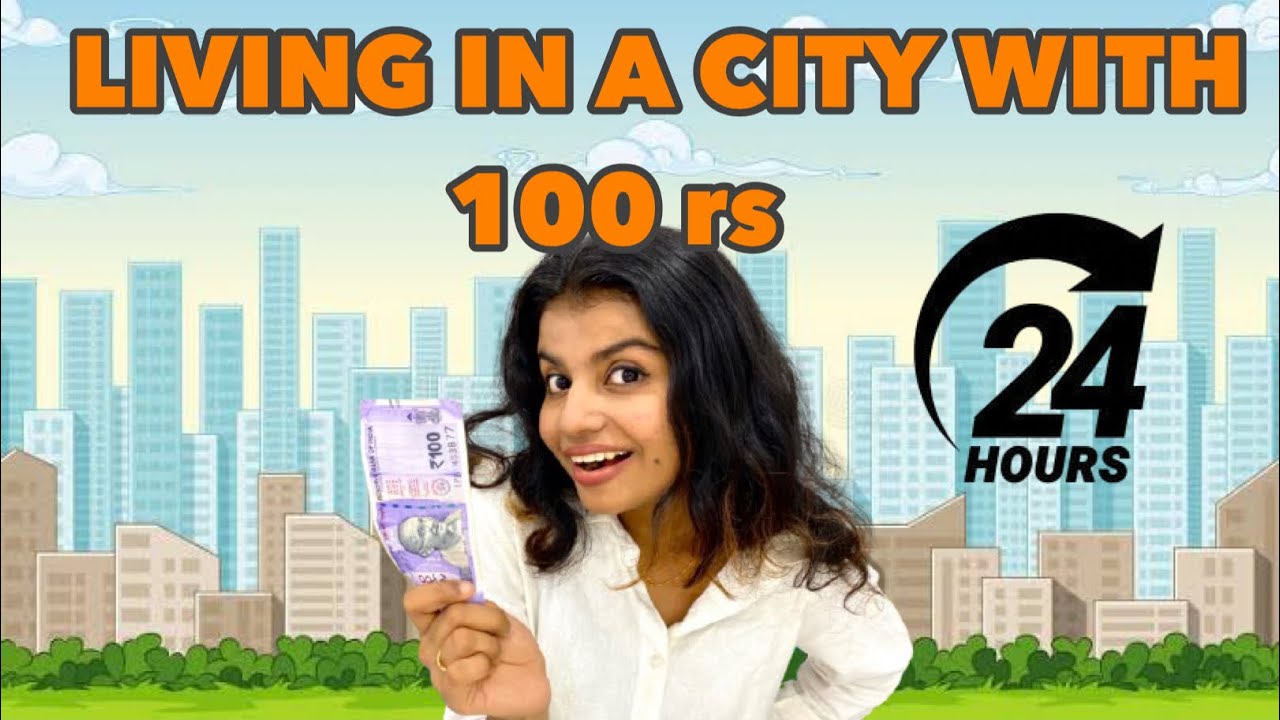 100 Rs CHALLENGE IN DELHI FOR 24 HOURS | 100 രൂപ കൊണ്ട് ഒരു ദിവസം ഡ ...
