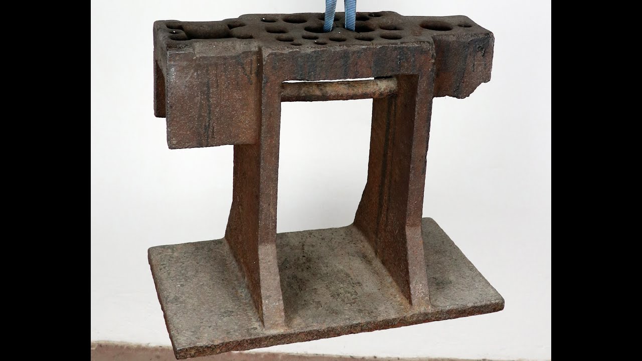 ANVIL - UNUSUAL SWAGE BLOCK - 382 lb - ID2923 - V0164 - YouTube