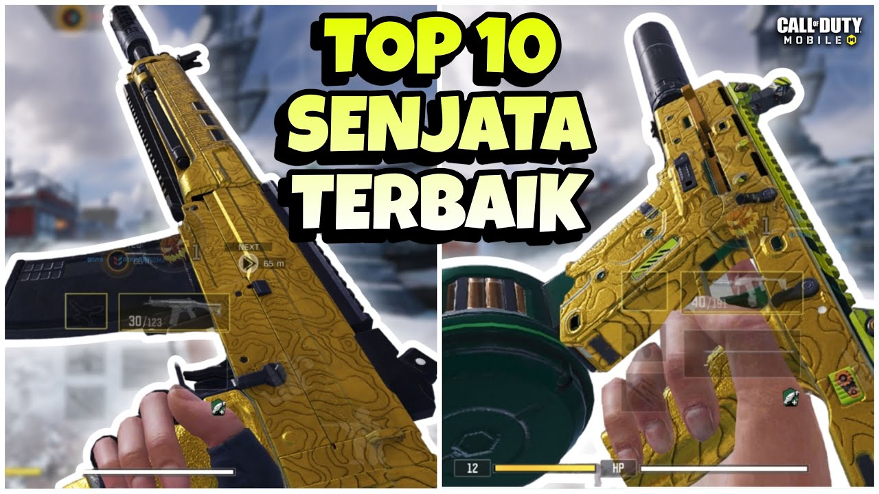TOP 10 REKOMENDASI SENJATA TERBAIK SEASON 6 COD MOBILE - YouTube