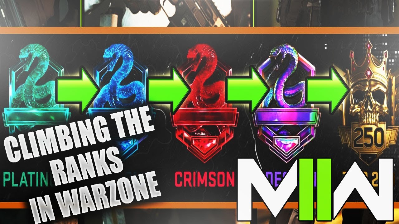 CLIMBING THE RANKS IN WARZONE - YouTube