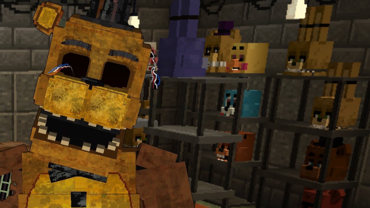 Building Afton's Secret Workshop in Minecraft! | Minecraft FNAF Management Wanted - YouTube