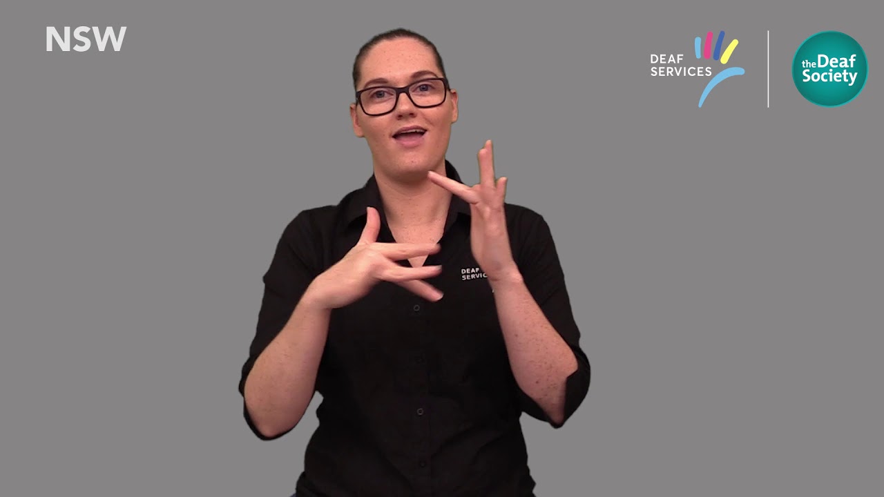 Auslan COVID-19 update for Friday 17th April 2020 - YouTube