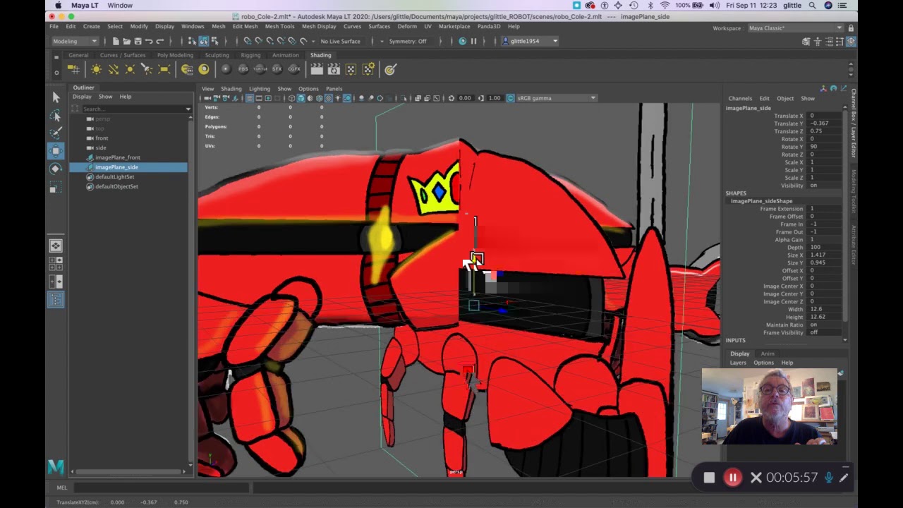 Creating Image Planes in Maya LT 2020 - YouTube