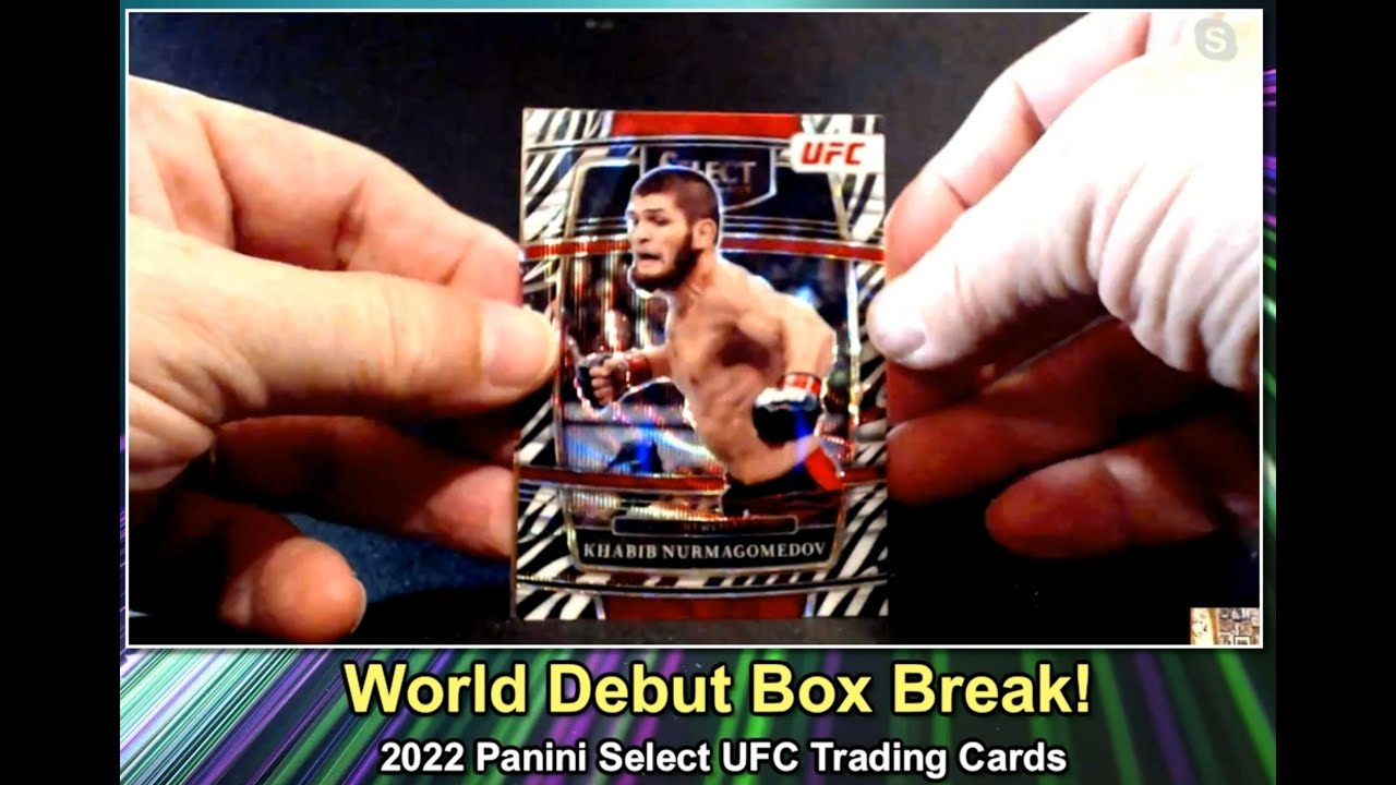 🌎World Debut Box Break🌎 | 2022 Panini Select UFC Trading Cards - YouTube
