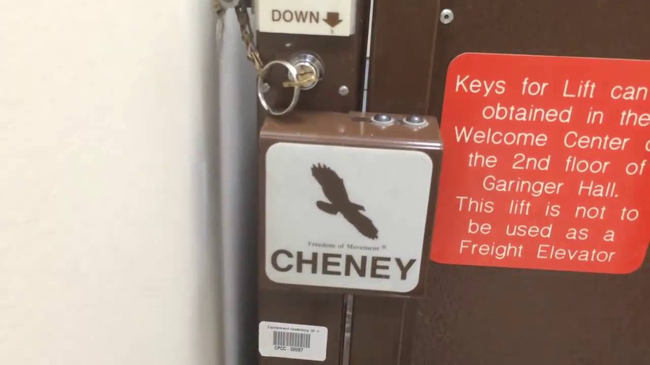 Cheney Handi Lift in Pease Auditorium at CPCC - YouTube