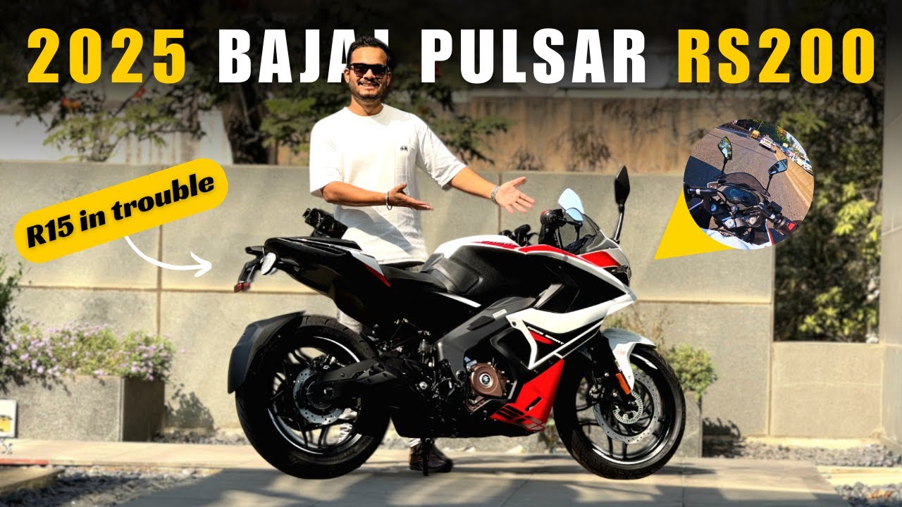 Bajaj Pulsar RS200 new model 2025 | Yamaha R15 v4 in shock | Best bike ...