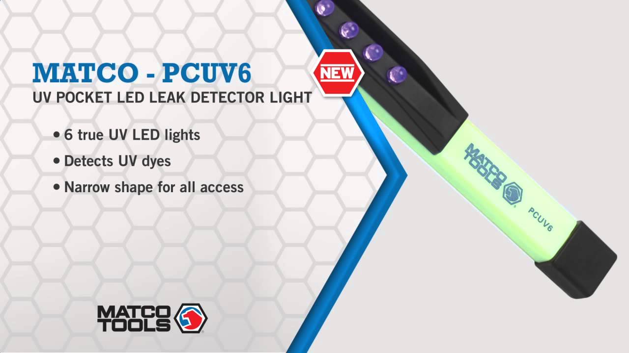 UV Pocket LED Leak Detector Light (Matco Item PCUV6) - YouTube