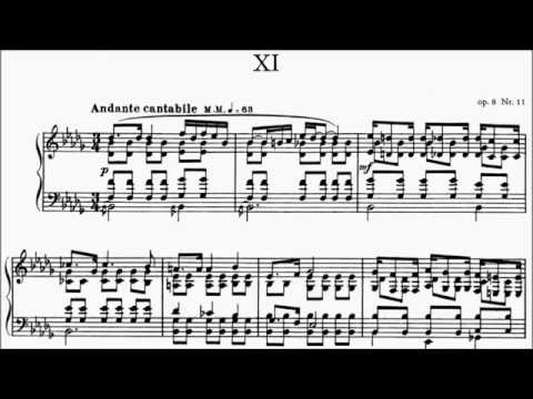 Trinity ATCL Piano Repertoire No.142 Scriabin Etude in Bb Minor Op.8 No ...
