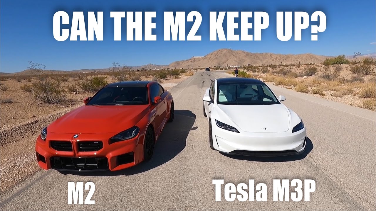2024 BMW M2 vs 2024 Tesla Model 3 Performance RACE! - YouTube