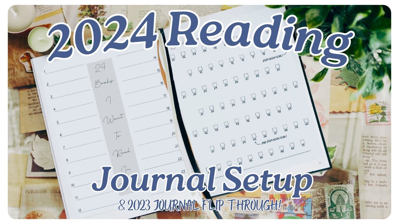 2024 Reading Journal Setup & 2023 Reading Journal Flip Through - YouTube