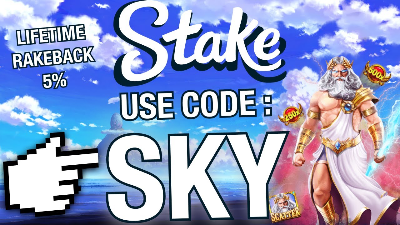 Stake Code - VIP Stake Promo Code "SKY" (5% RAKEBACK) - YouTube