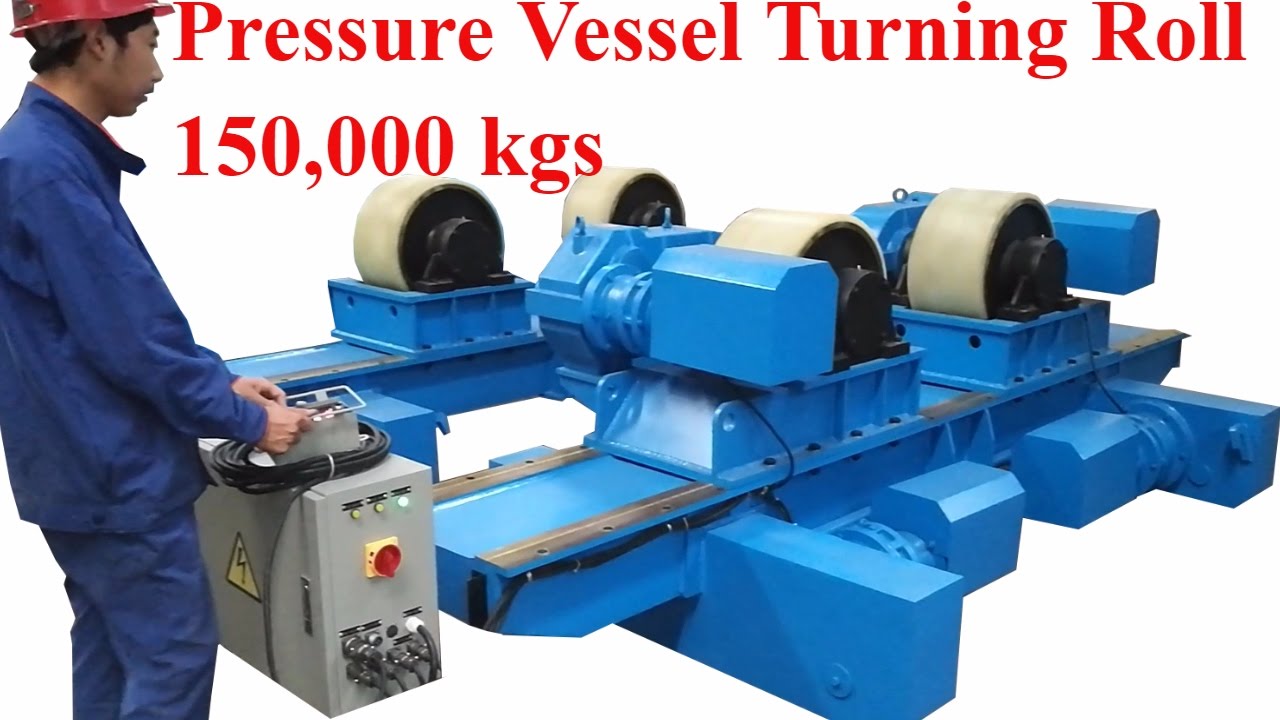 Motorized Travelling Manual Aligning welding rotator 150 Tons (hand ...