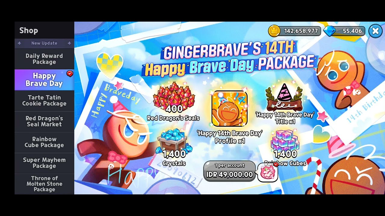 Shop: Happy Brave Day Package with Searing Snapdragon Jellies - Cookie ...