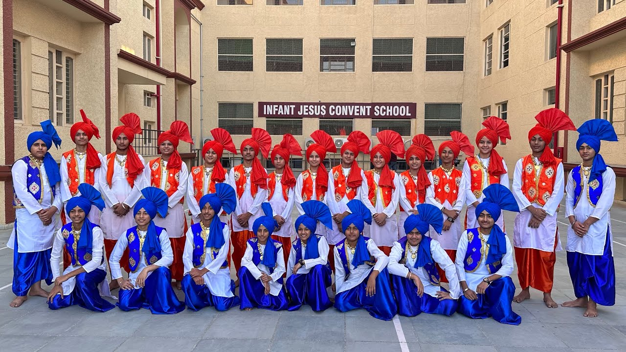 Bhangra | Infant Jesus convent school | mohali | Annual function 2023 ...