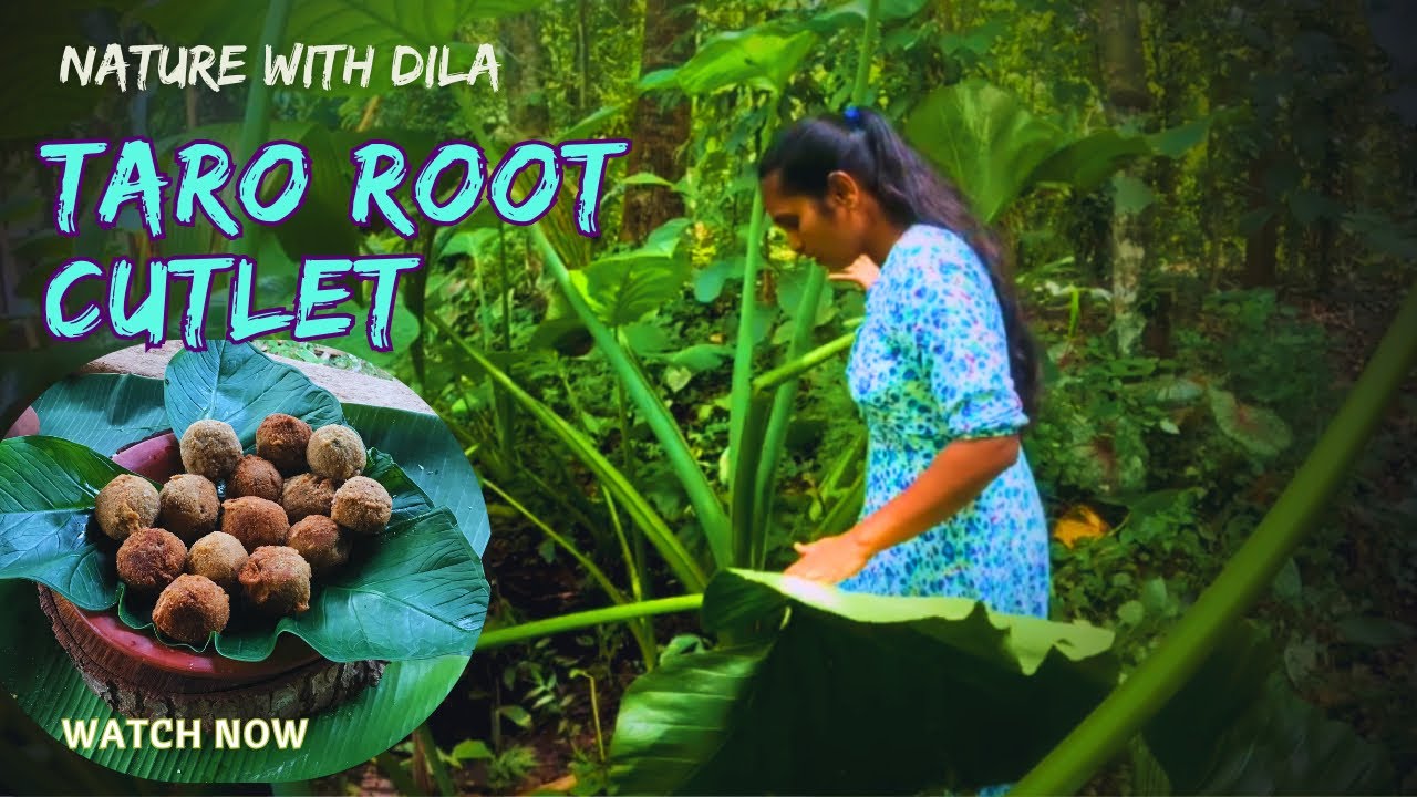 I converted edible Taro root to crispy cutlet | Tasty Kiri Ala cutlet ...