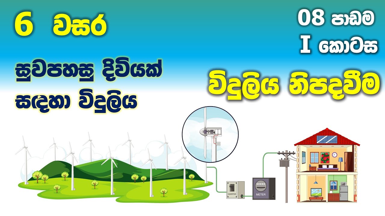 Grade 06 Science lessons in Sinhala | Unit 08 | 6 වසර විද්‍යාව 08 පාඩම ...