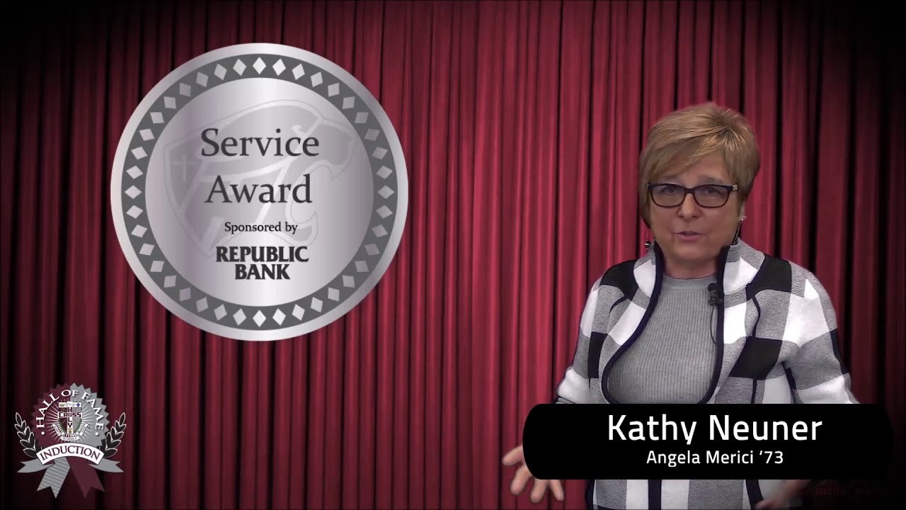 2020 Hall of Fame Service Award - Kathy Mathison Neuner - YouTube