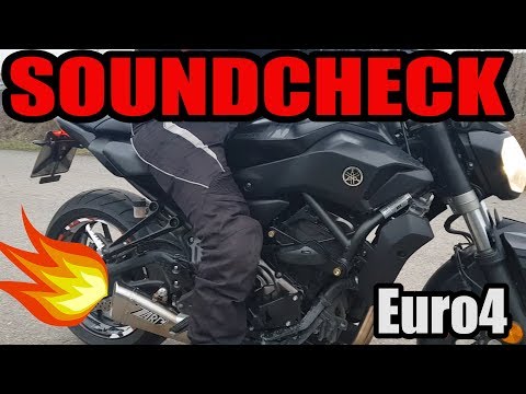 Yamaha Mt07 ZARD Komplettanlage mit + ohne Db Killer FLYBY // Euro4